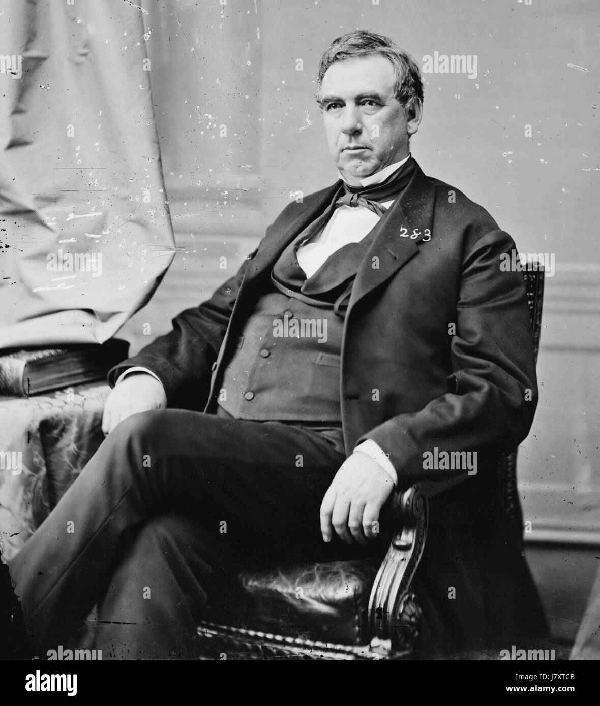 Daniel D. Pratt, Brady Handy photo portrait, sitting Stock Photo - Alamy