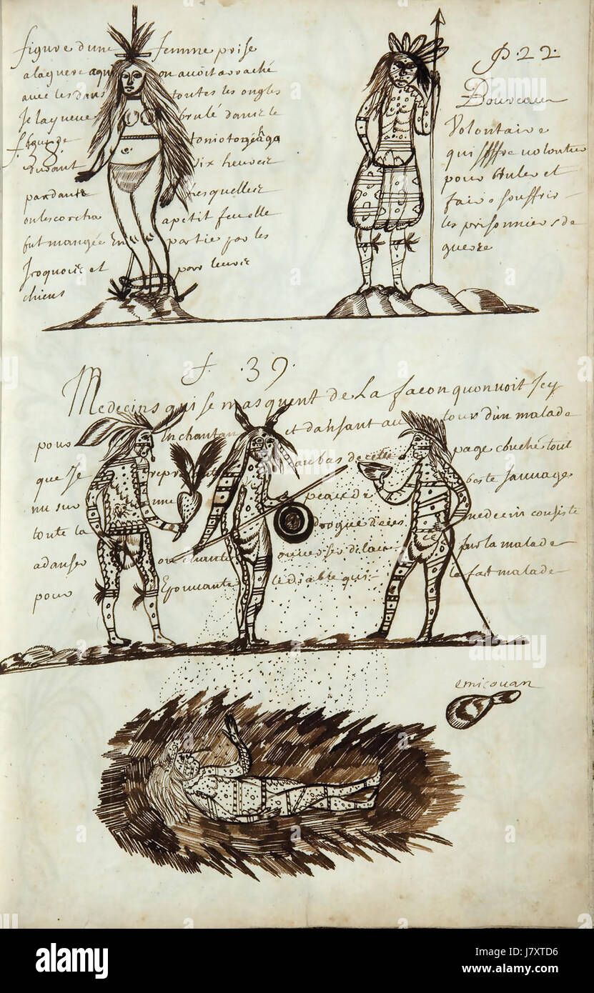 Page 22 of the 'Codex Canadensis,' a 17th-century manuscript, features ...