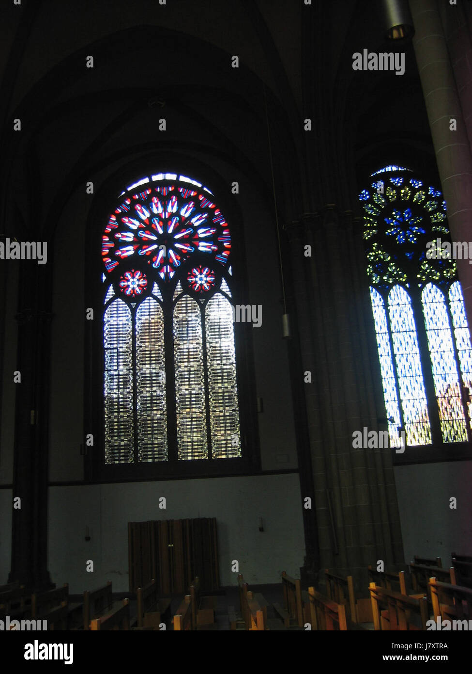 This image captures the Mindener Dom, a Gothic-style cathedral in ...