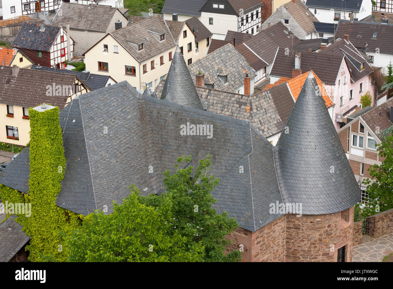 house building europe germany german federal republic typical style of ...