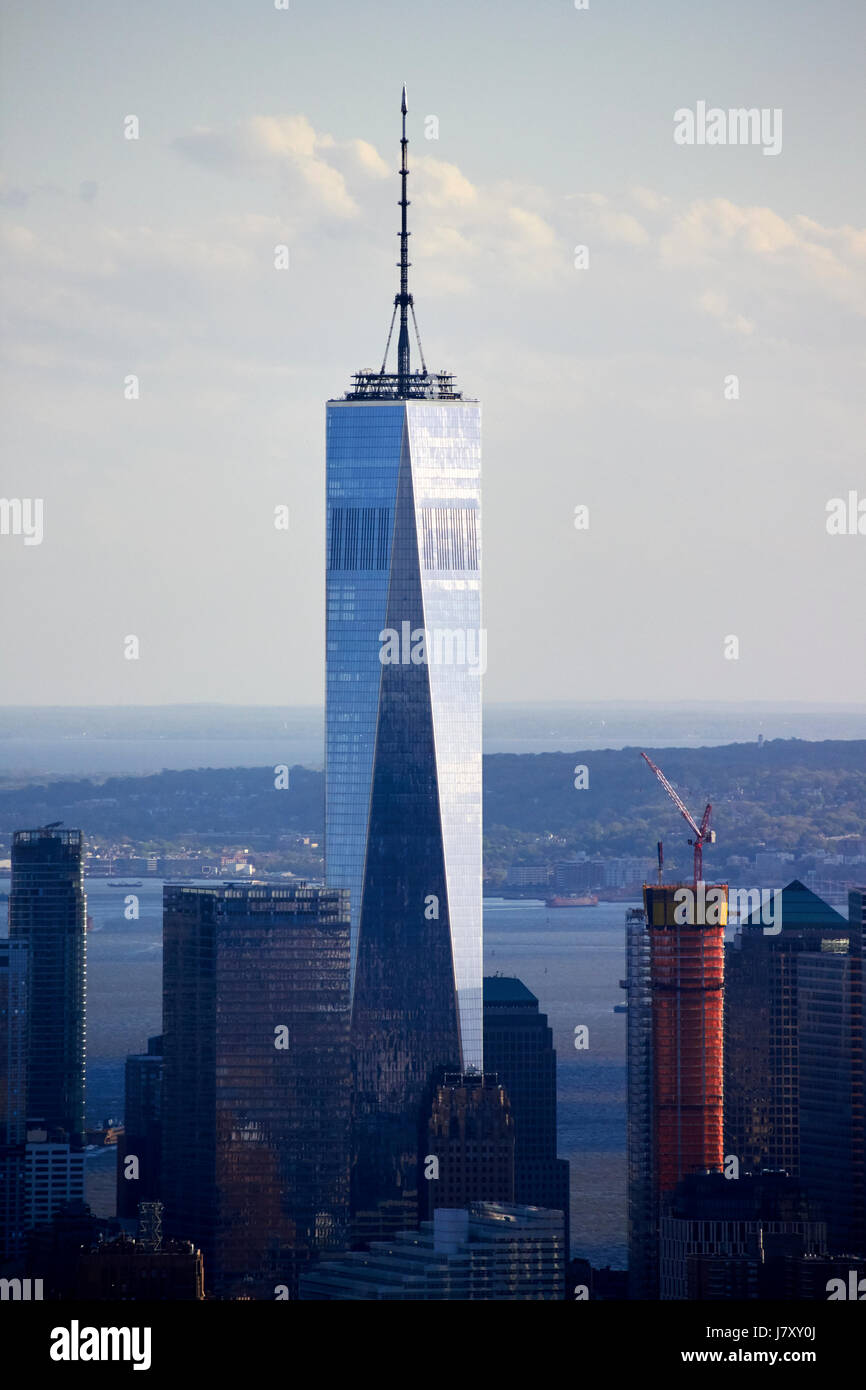 one world trade center building New York City USA Stock Photo - Alamy