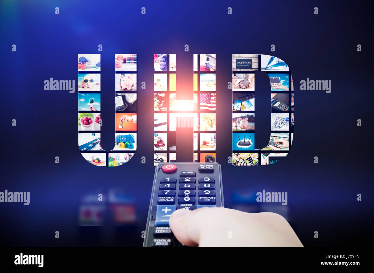 UHD Ultra High Definition 4K, 8K television technology high resolution ...