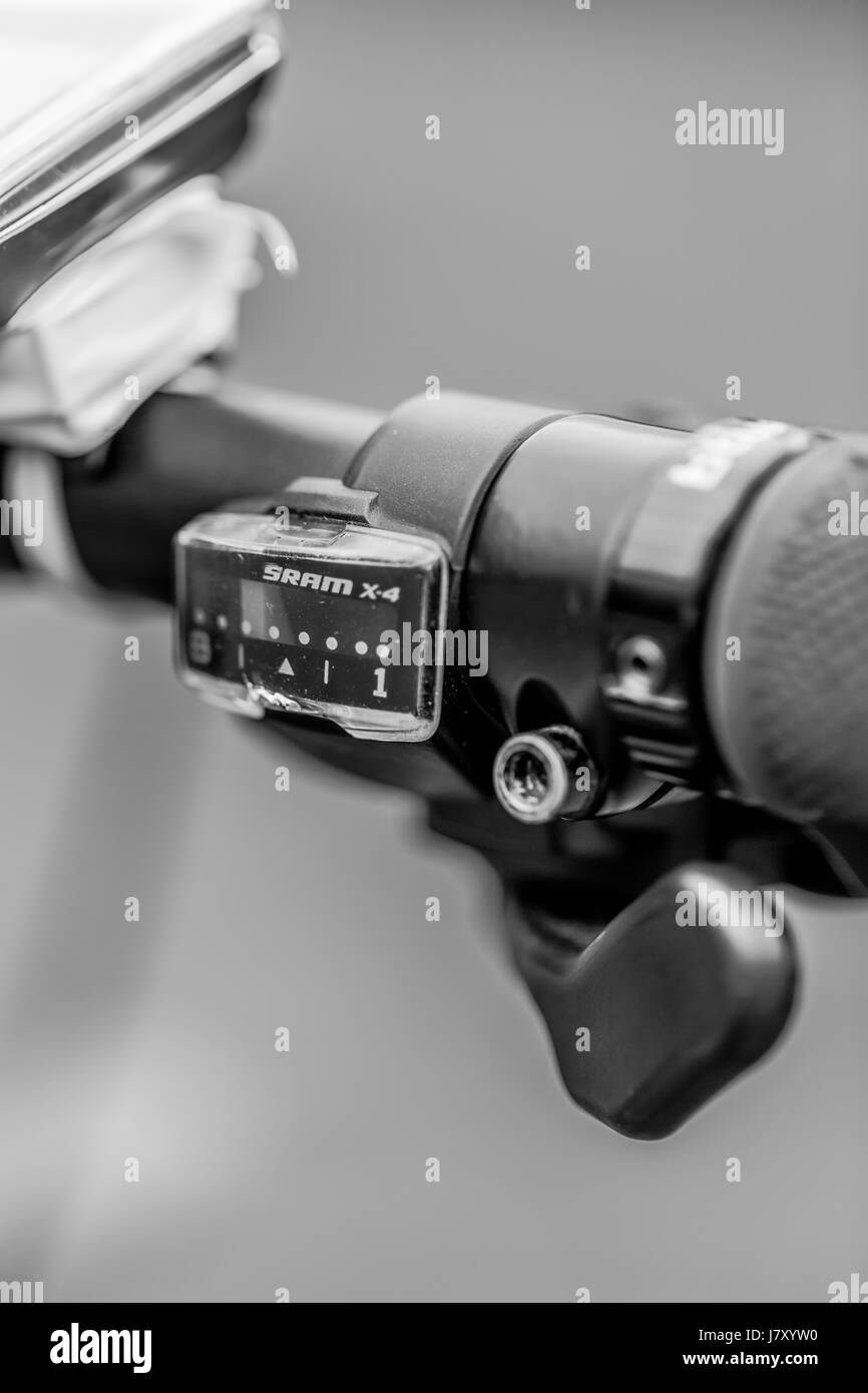 Off road bikes Black and White Stock Photos & Images - Alamy