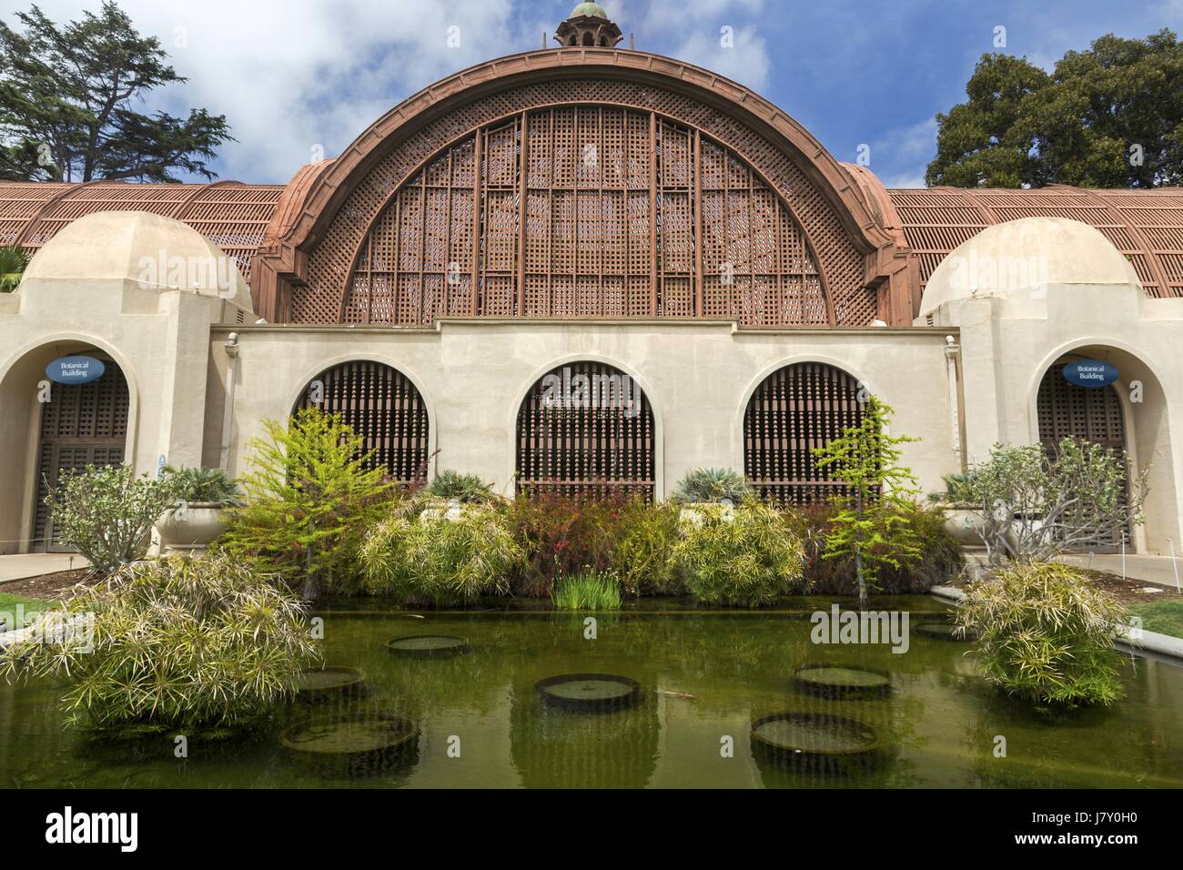 Exterior of the Botanical Building in Balboa Park San Diego California ...