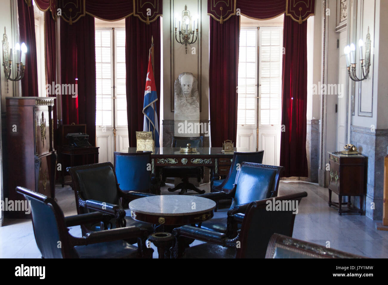 Presidential office, Revolution Museum, Havana, Cuba Stock Photo - Alamy