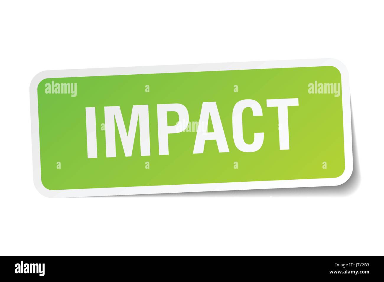 impact square sticker on white Stock Vector Image & Art - Alamy