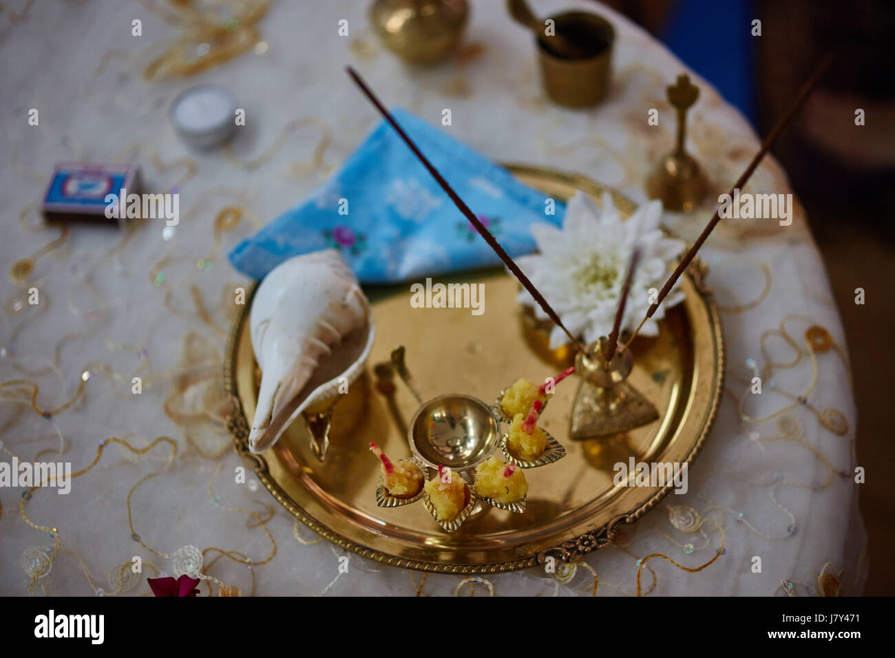 Krishna puja hi-res stock photography and images - Alamy