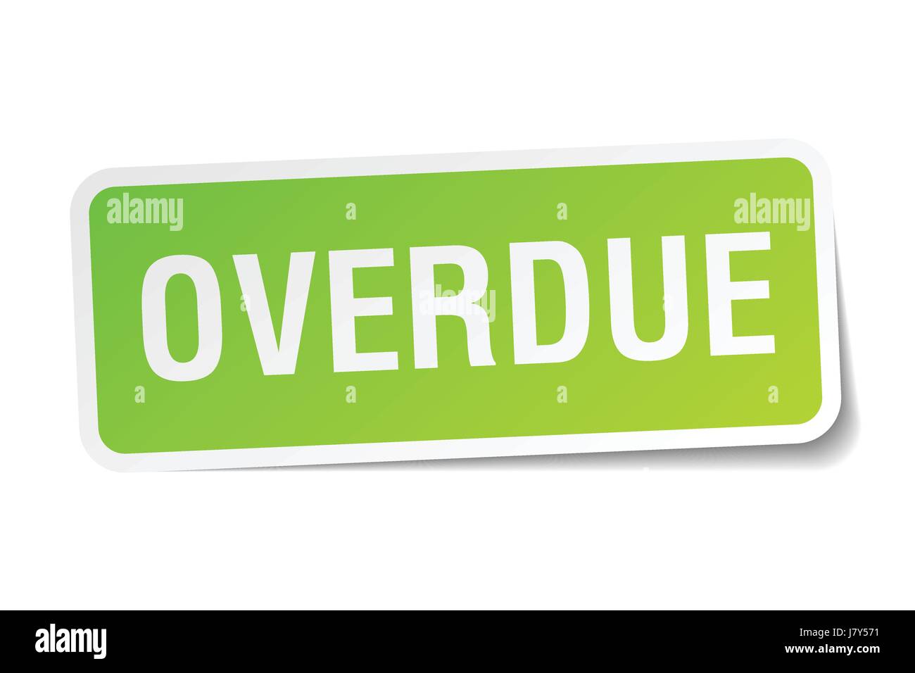 Overdue badge hi-res stock photography and images - Alamy