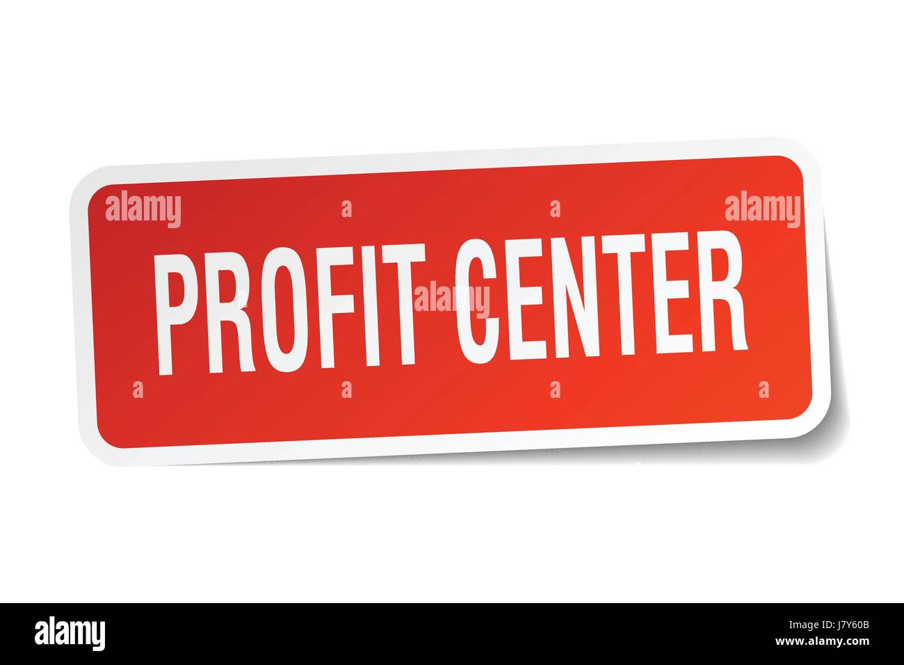 profit center square sticker on white Stock Vector Image & Art - Alamy