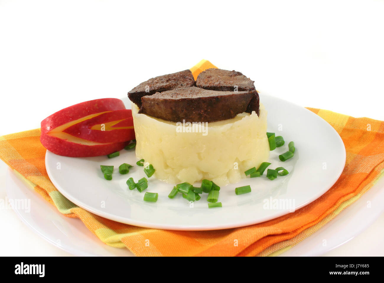 apples apple inwards liver fried chives chive meat food aliment fruit ...