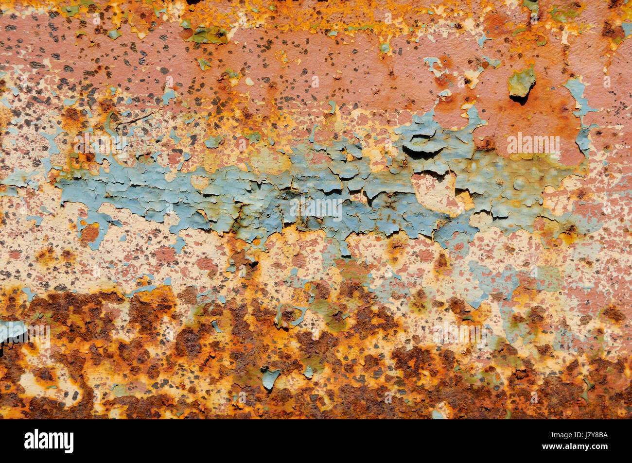 ailing rusty rust weatherworn peel off dyer staint pigment backdrop ...
