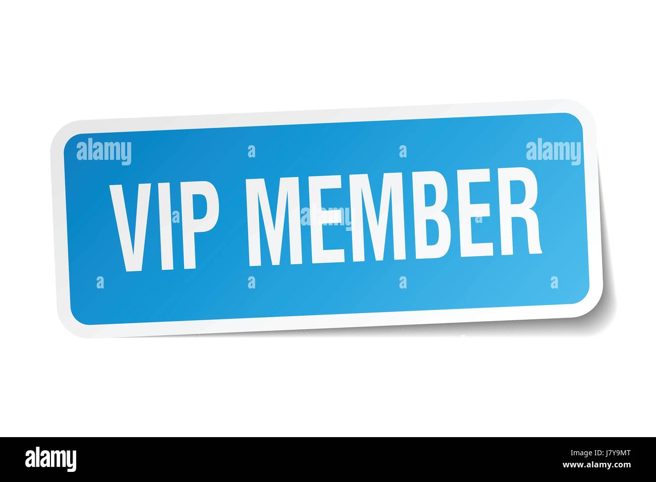 vip member square sticker on white Stock Vector Image & Art - Alamy