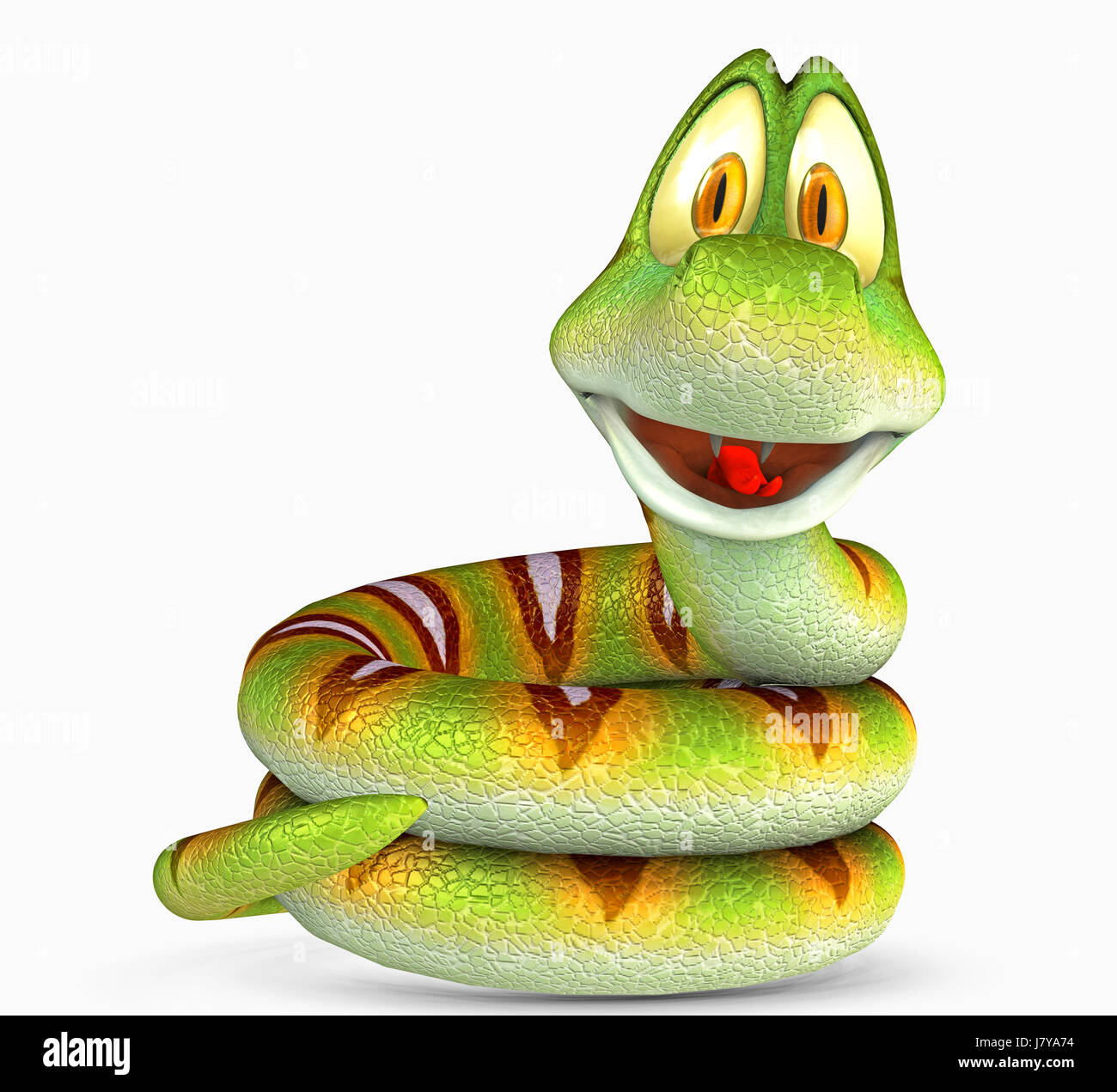 comic animal reptile illustration digital snake long cartoon design ...