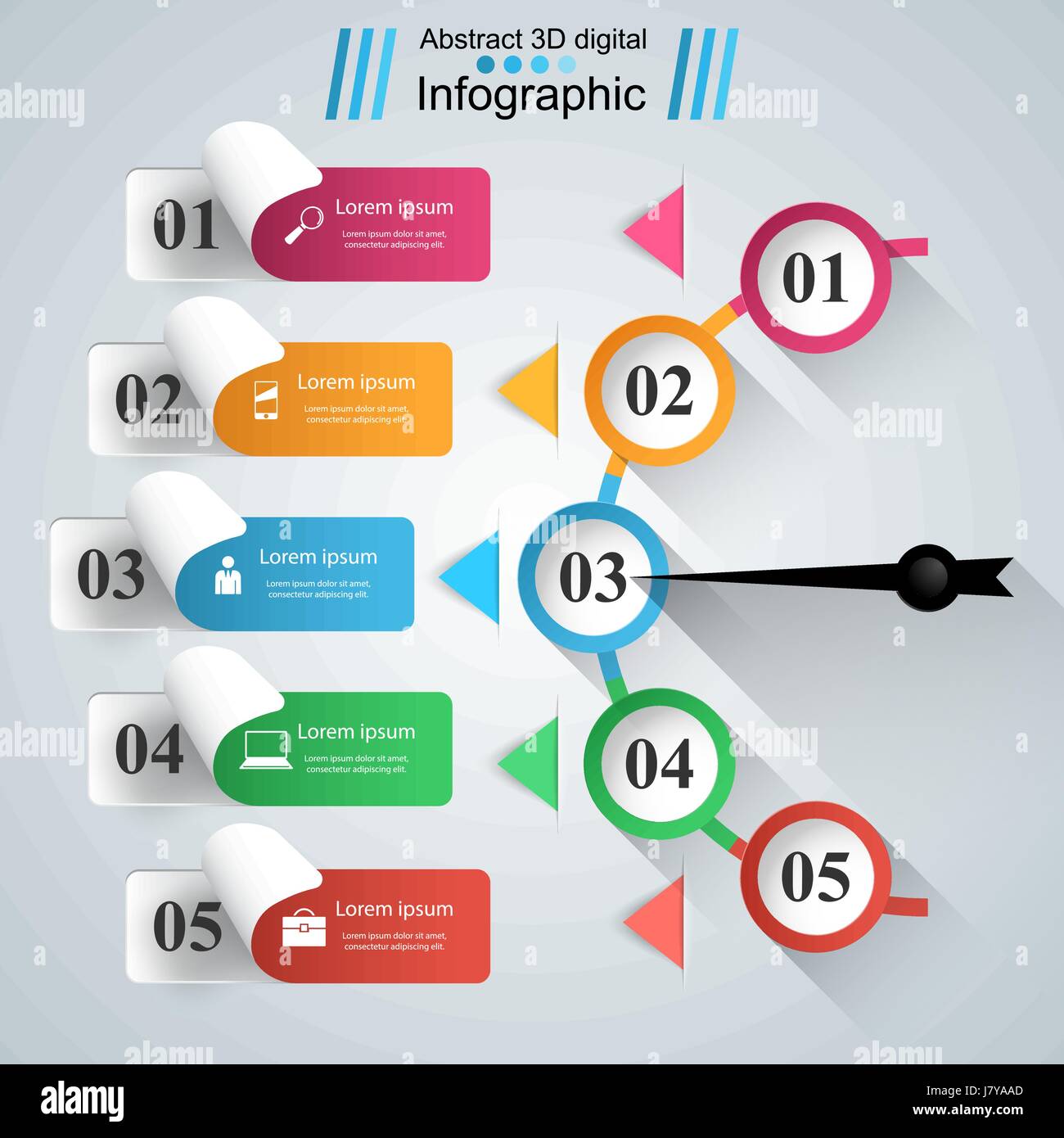 3D infographic. Smartphone icon Stock Vector Image & Art - Alamy