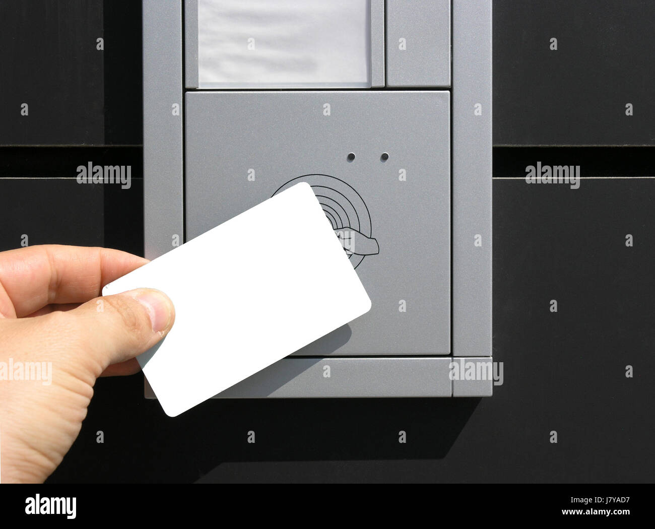 check entrance card identify admission control check hand macro close ...