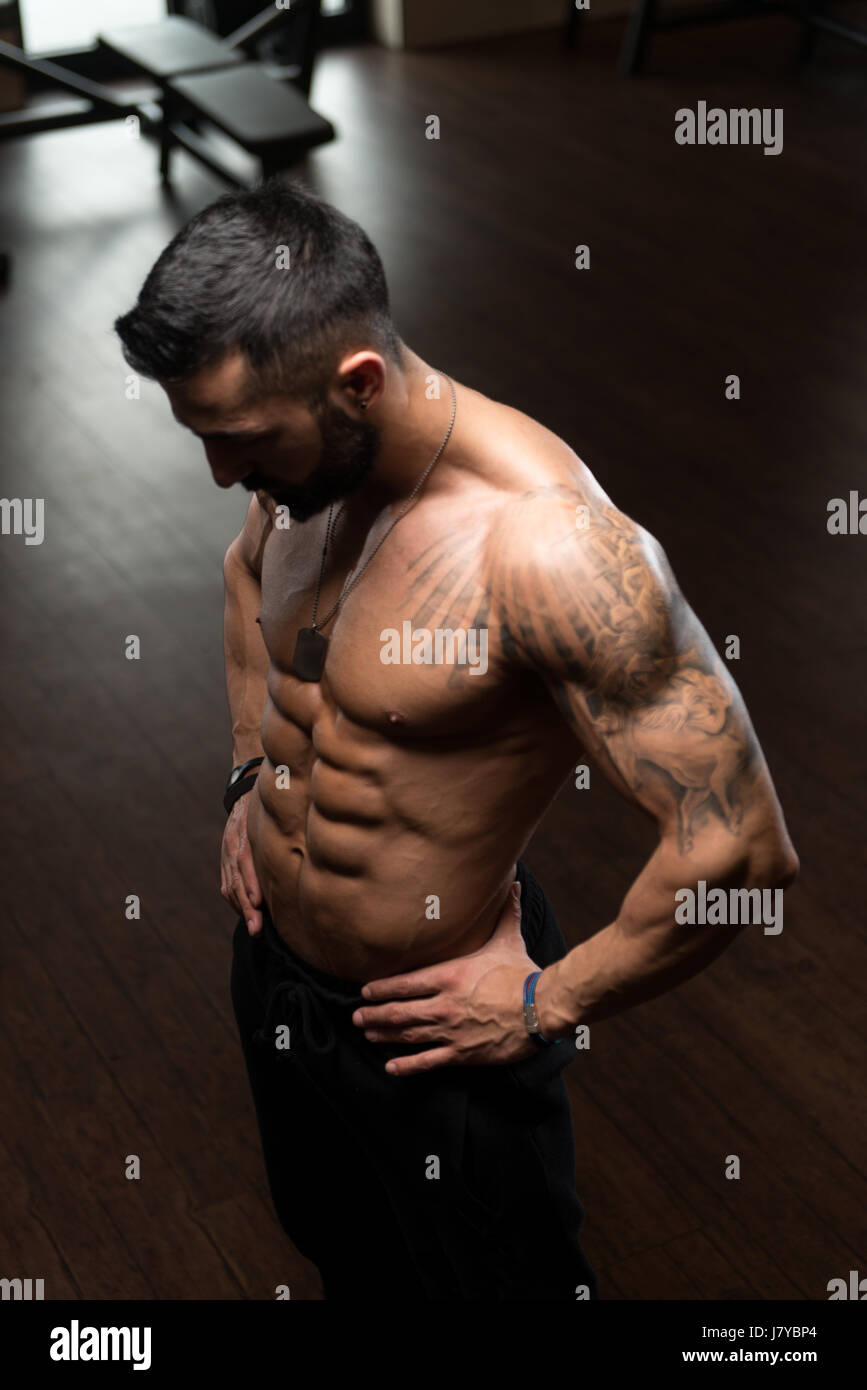 Handsome Good Looking And Attractive Young Man With Muscular Body ...