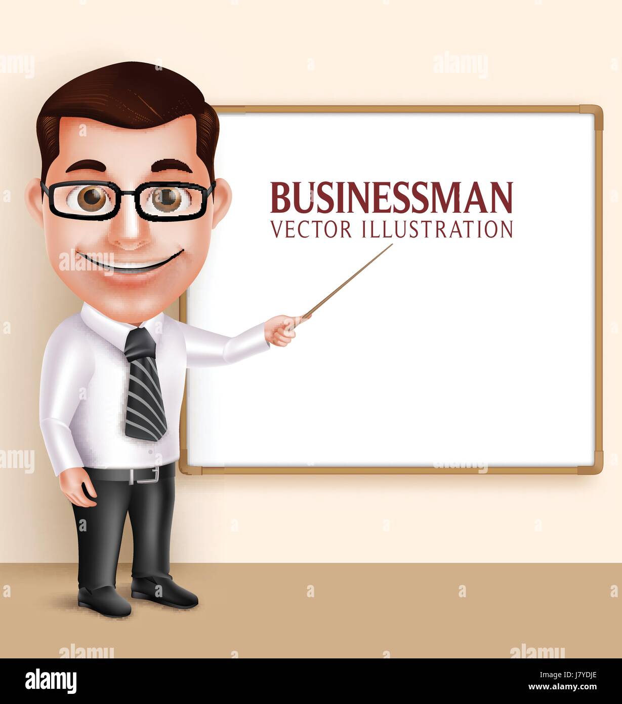 Professional Teacher Man or Professor Vector Character Teaching in ...