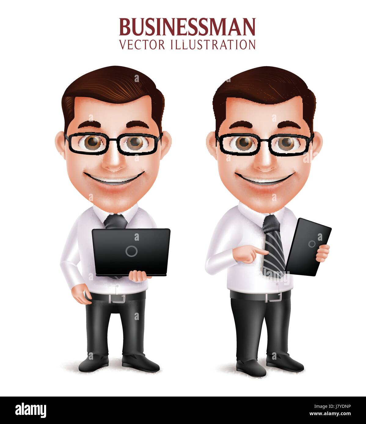 Vector Professional Business Man Vector Character Holding Laptop and ... Vector Professional Business Man Vector Character Holding Laptop and ...