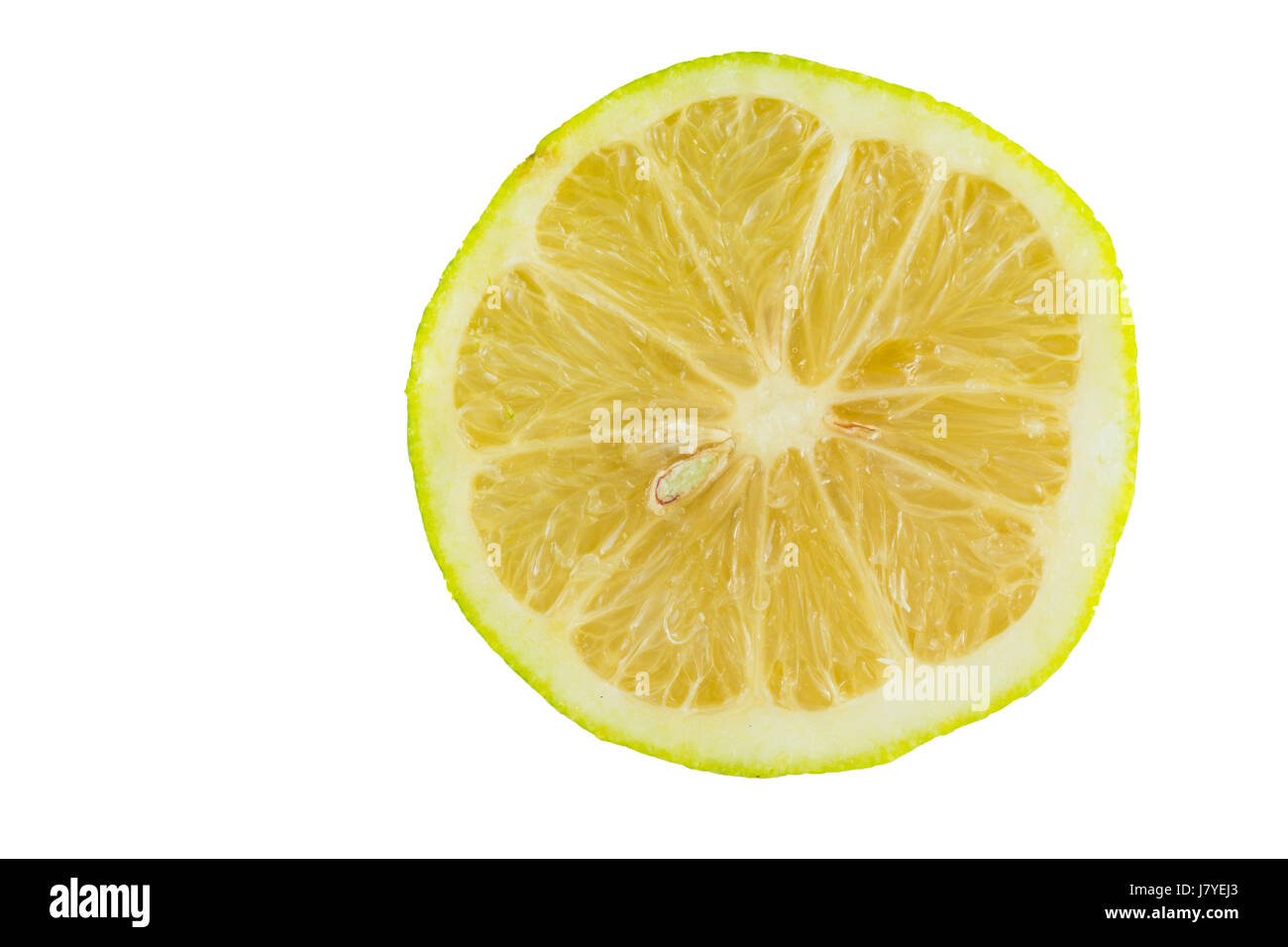 Lemon cut in half, half moon. The excellent summer drink lemon juice ...