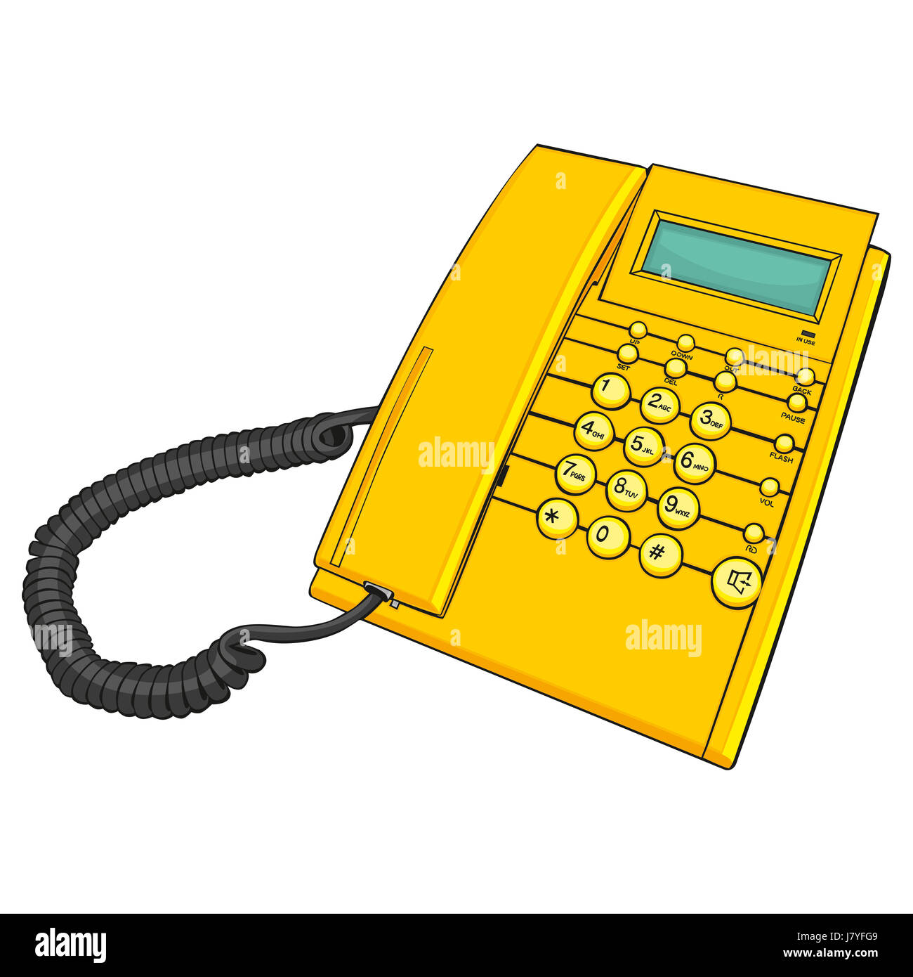 telephone phone object isolated illustration vector home telephone ...