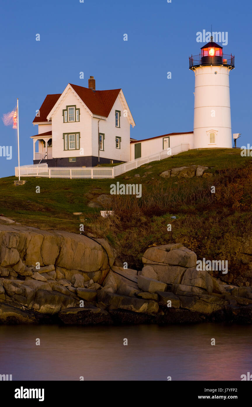 lighthouse travel buildings navigation usa evening america atlantic ...