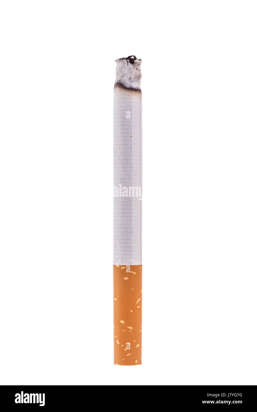 Cigarette. studio shot isolated on a white background Stock Photo - Alamy