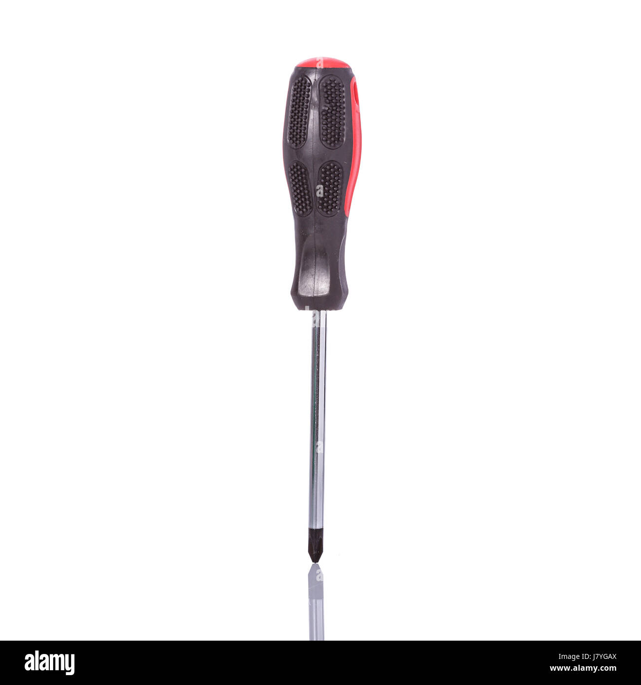New screwdriver. Studio shot isolated on white background Stock Photo ...