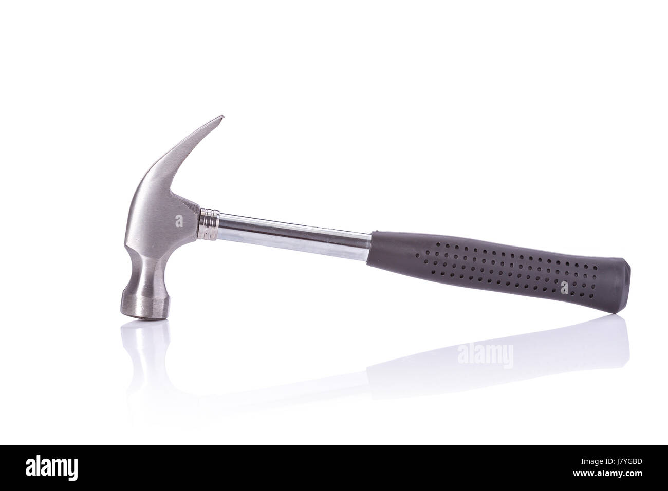 New hammer. Studio shot isolated on white background Stock Photo - Alamy
