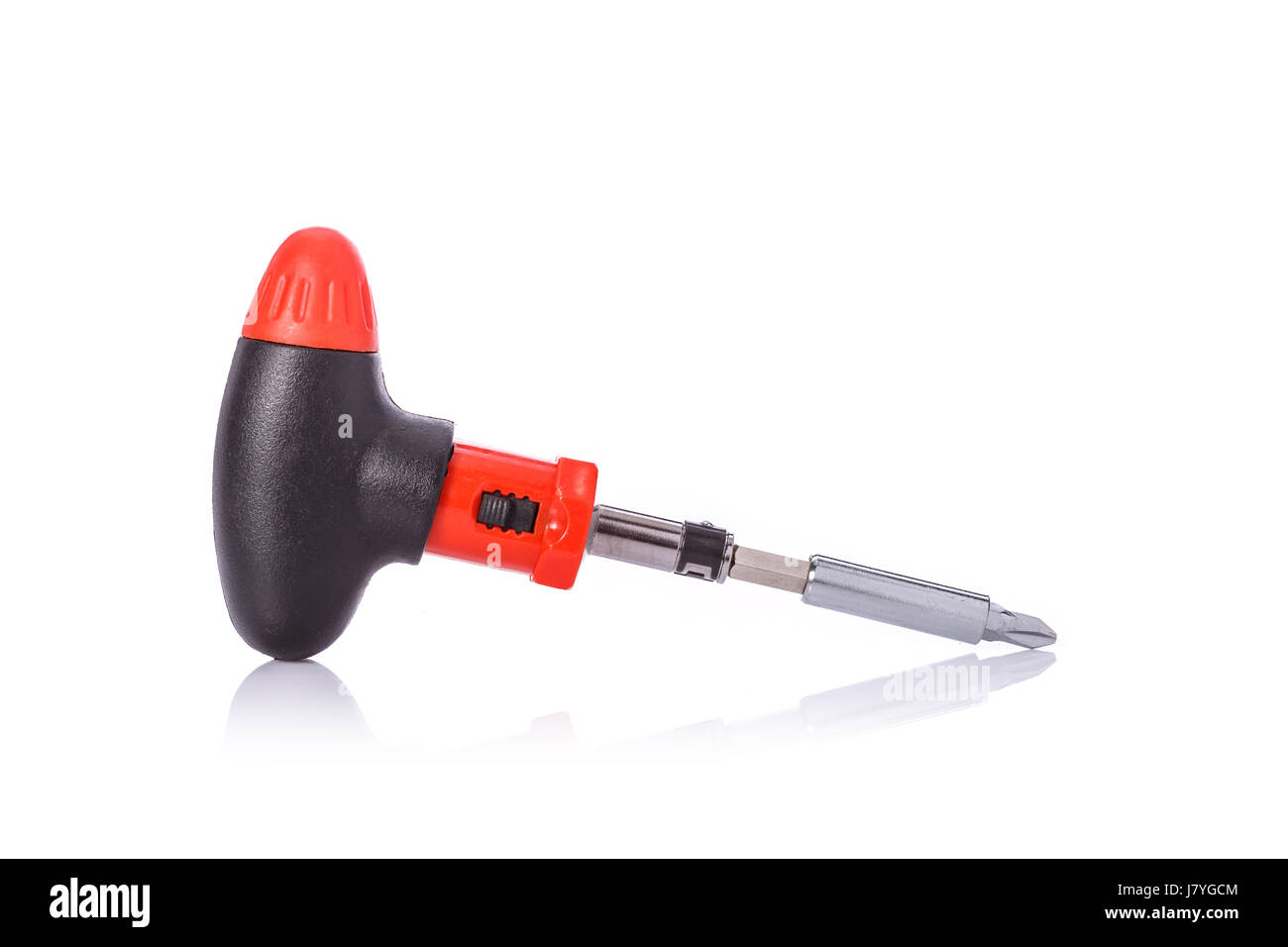 New screwdriver. Studio shot isolated on white background Stock Photo ...