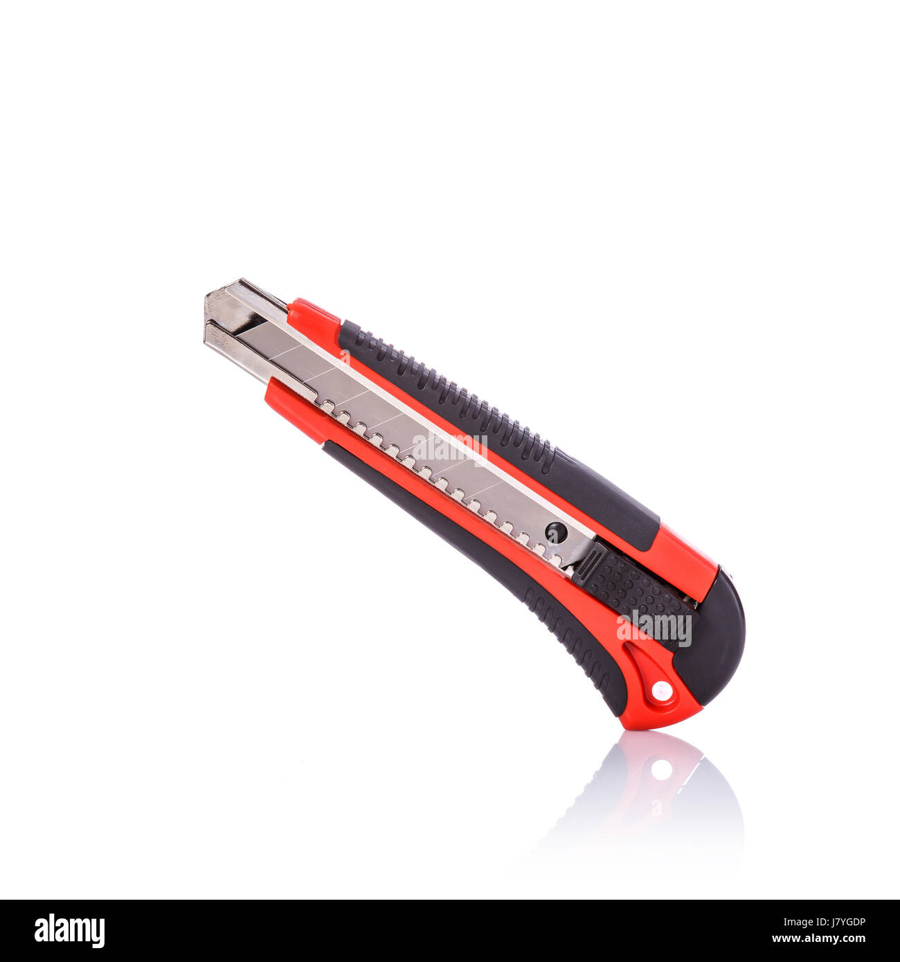 New cutter blade. Studio shot isolated on white background Stock Photo ...