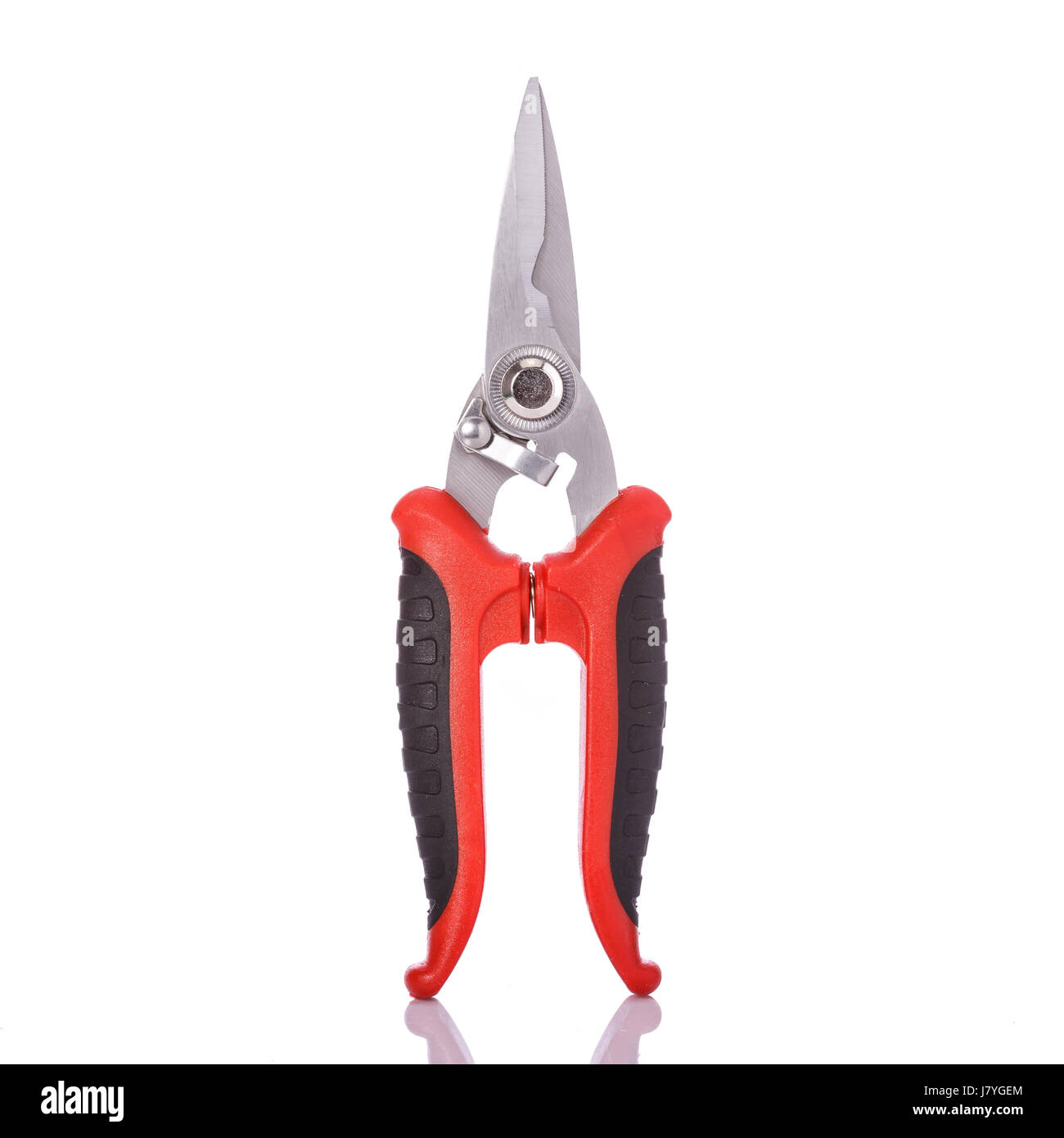 New scissor. Studio shot isolated on white background Stock Photo - Alamy