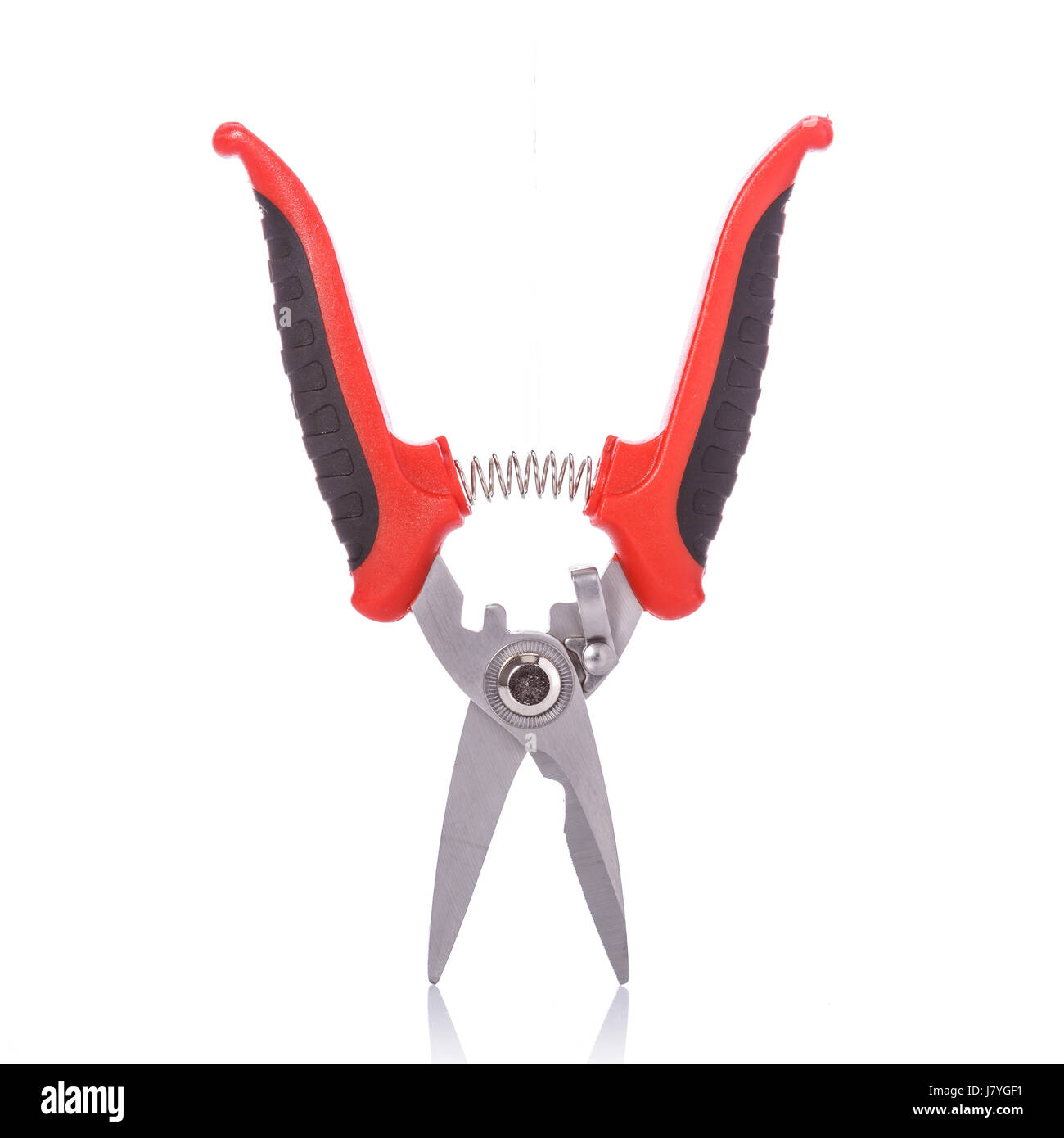 New scissor. Studio shot isolated on white background Stock Photo - Alamy