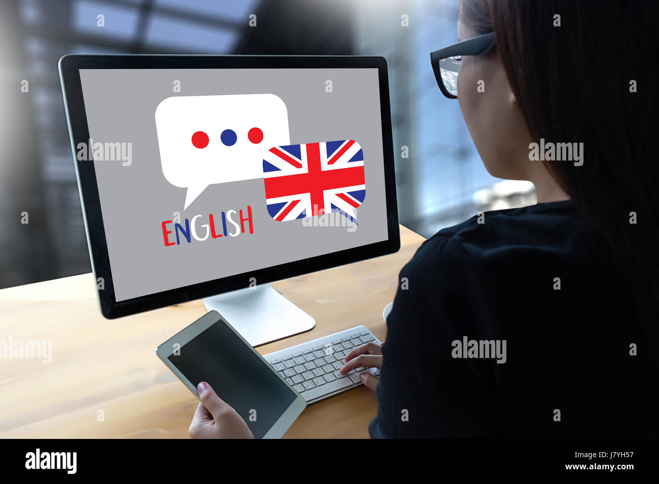 ENGLISH ( British England Language Education Stock Photo - Alamy