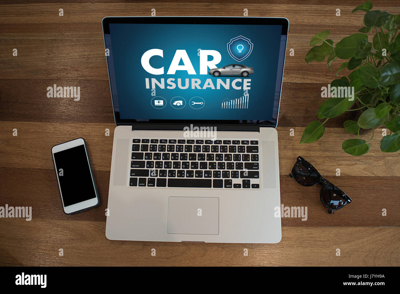 CAR INSURANCE Policies Safety Coverage Accident Claim Risk Stock Photo ...