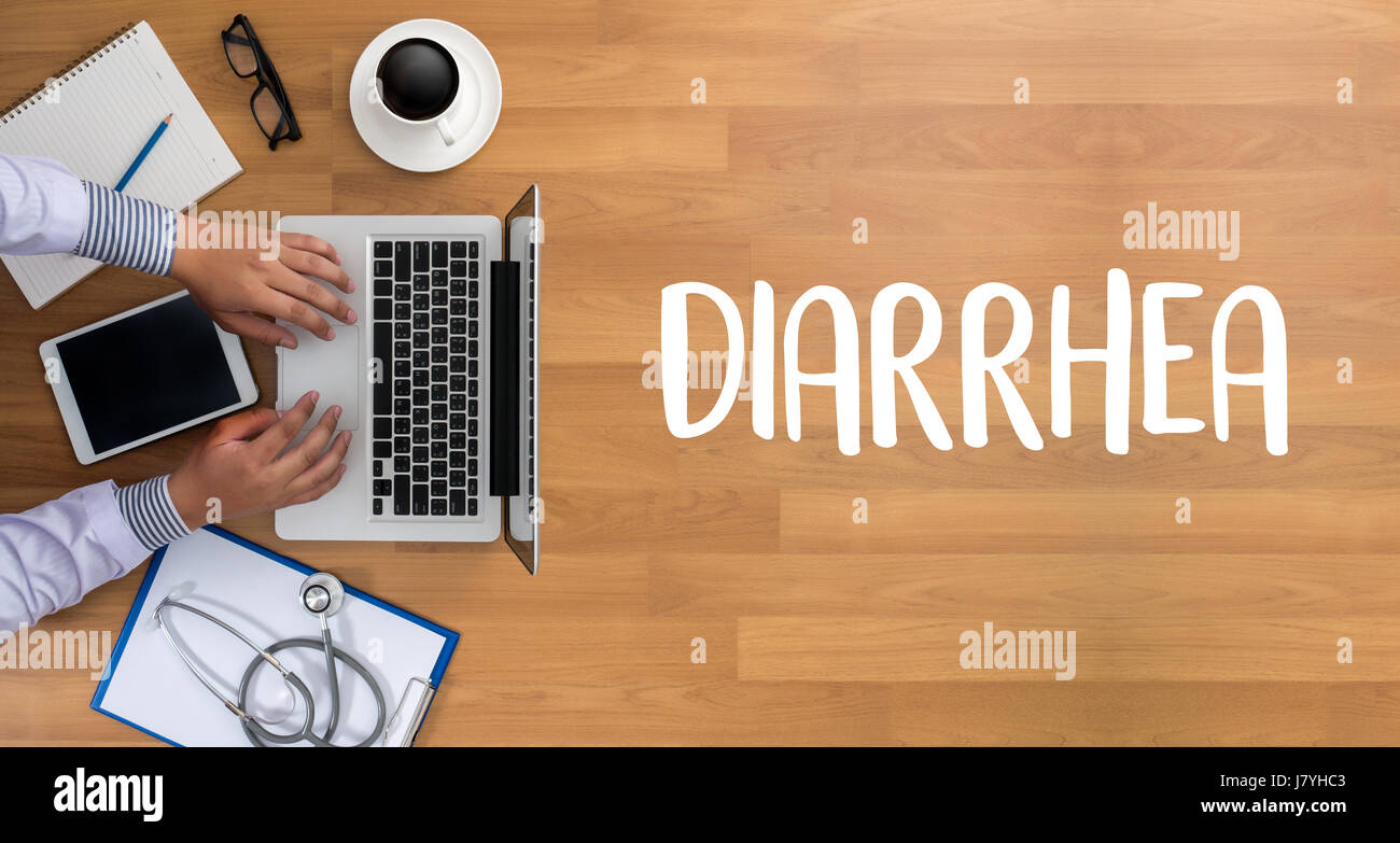DIARRHEA Healthcare modern medical Doctor concept Stock Photo - Alamy