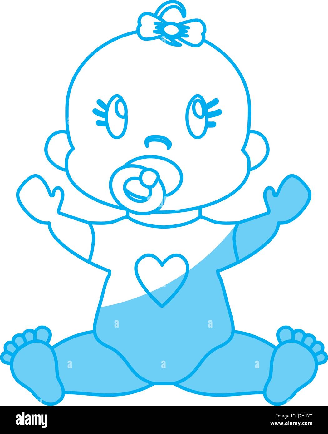 cute baby icon Stock Vector Image & Art - Alamy
