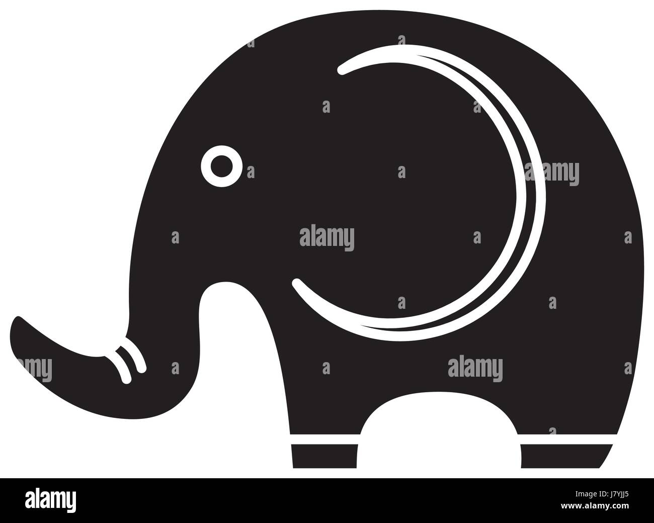 cute elephant icon Stock Vector Image & Art - Alamy