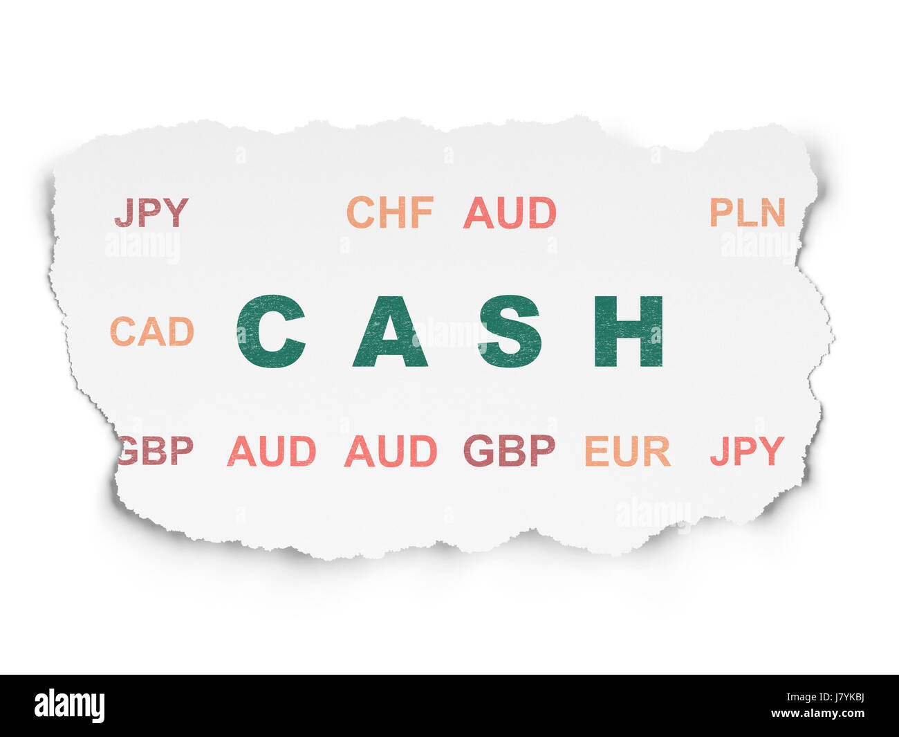 Money concept: Cash on Torn Paper background Stock Photo - Alamy