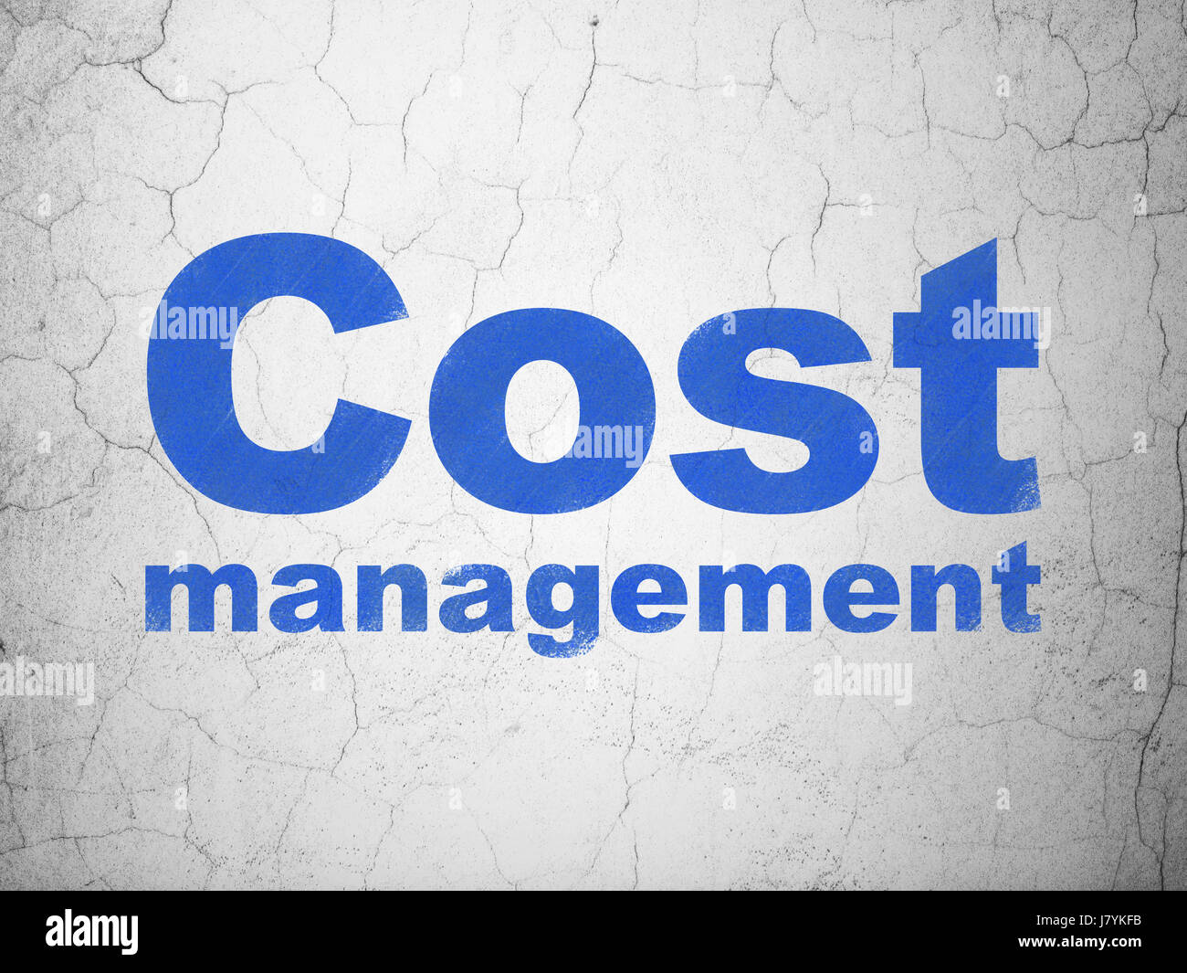 Finance concept: Cost Management on wall background Stock Photo - Alamy