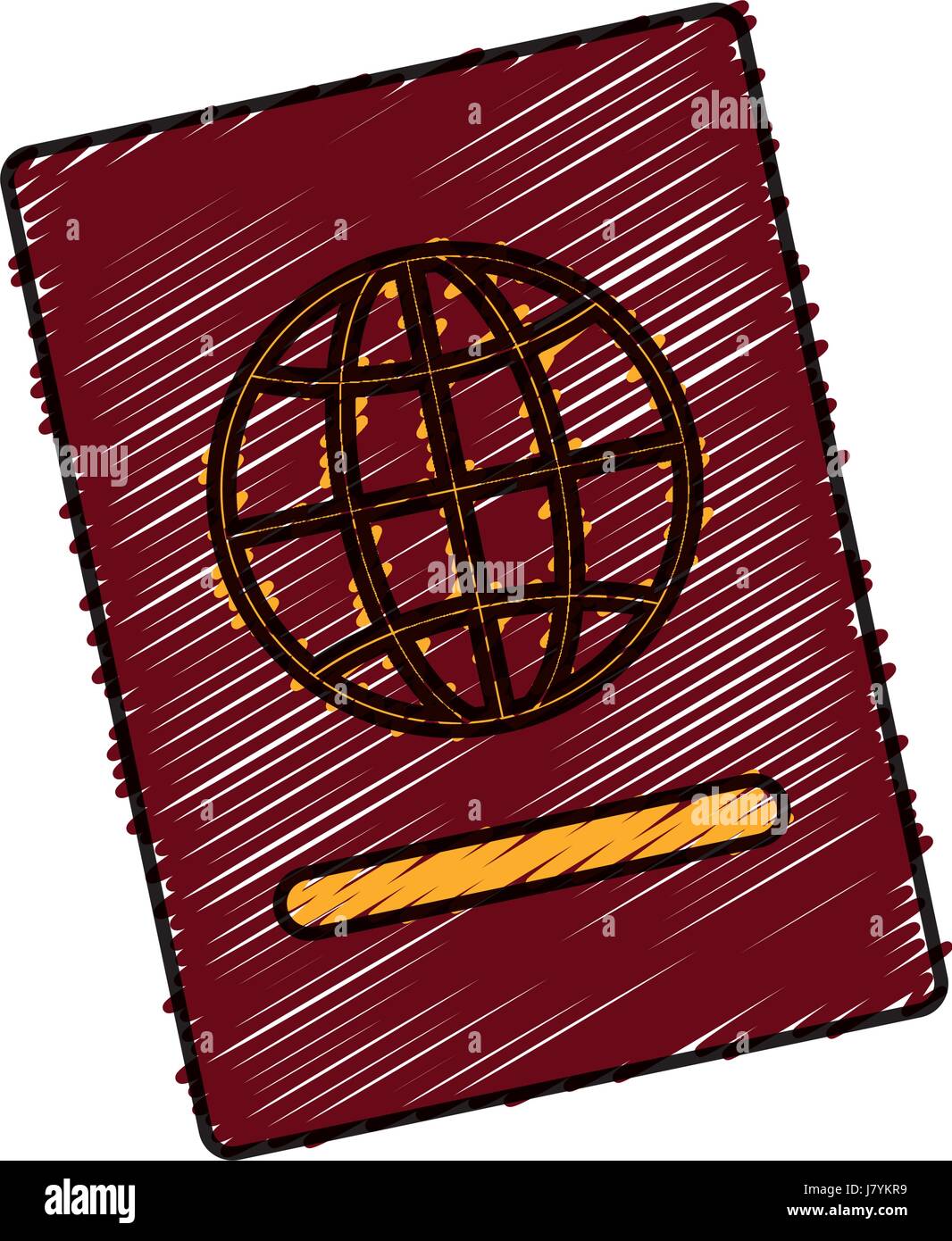 passport document icon Stock Vector Image & Art - Alamy
