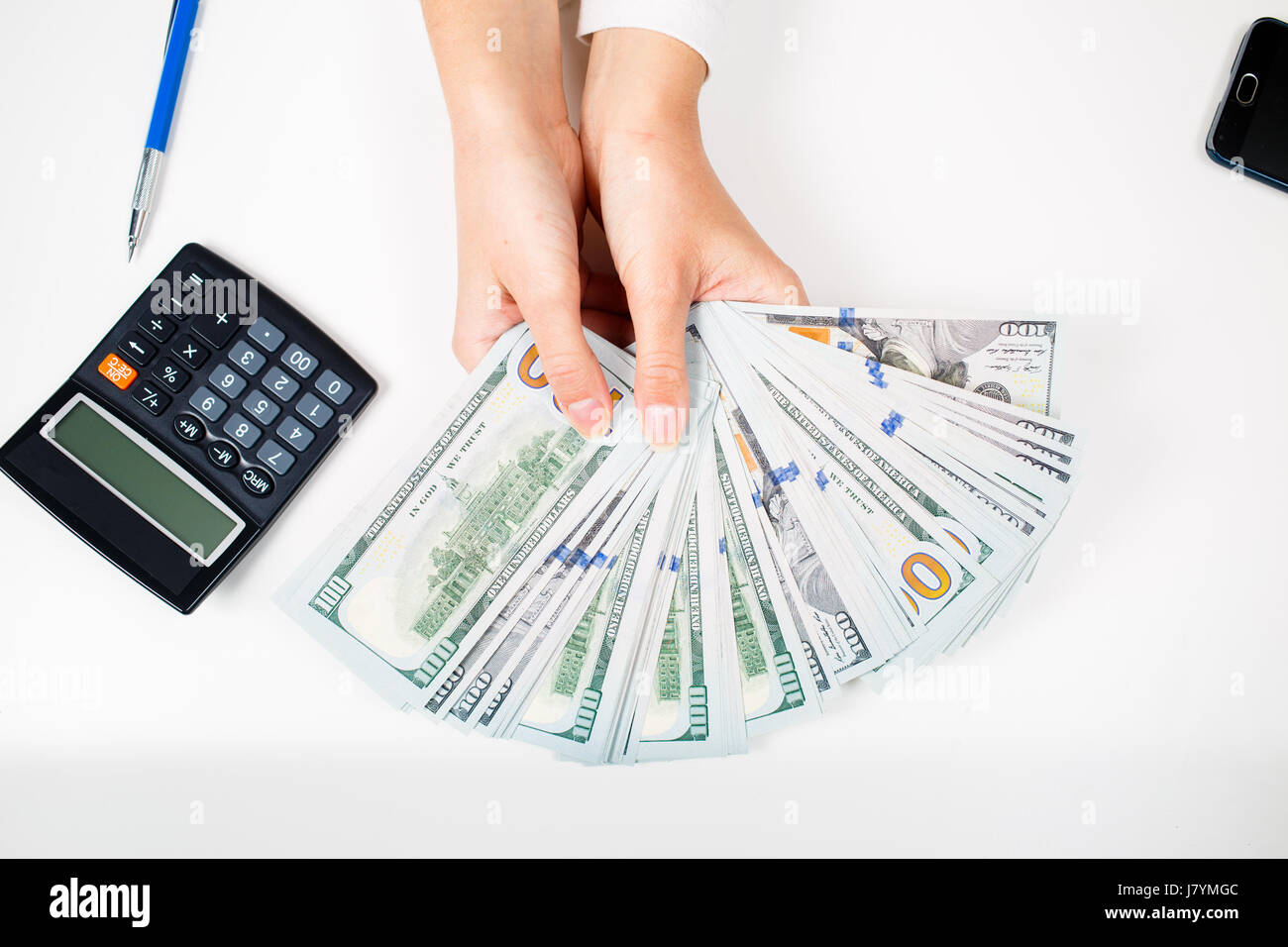 Hands give dollar bills hi-res stock photography and images - Alamy