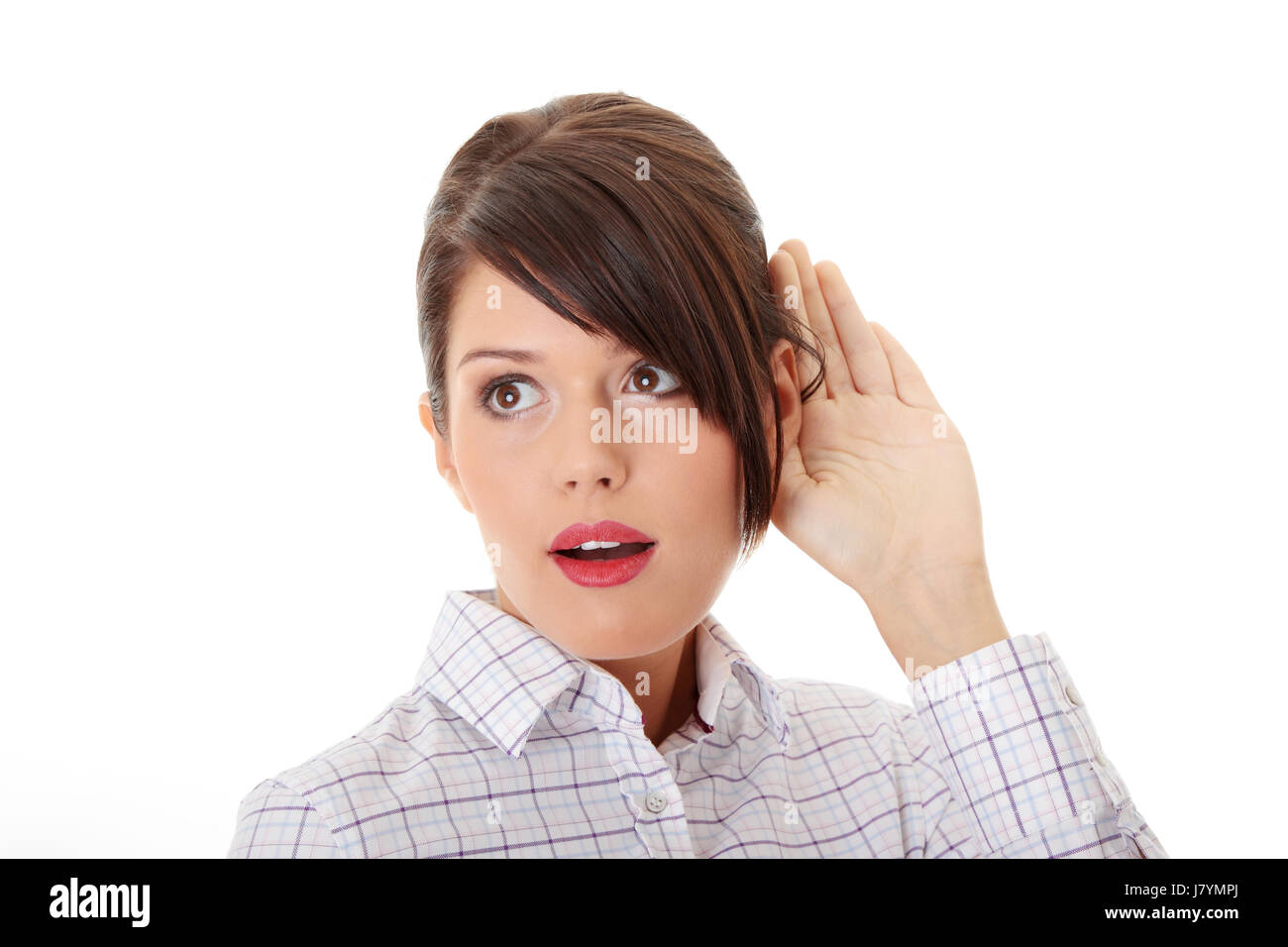 woman gesture laugh laughs laughing twit giggle smile smiling laughter ...