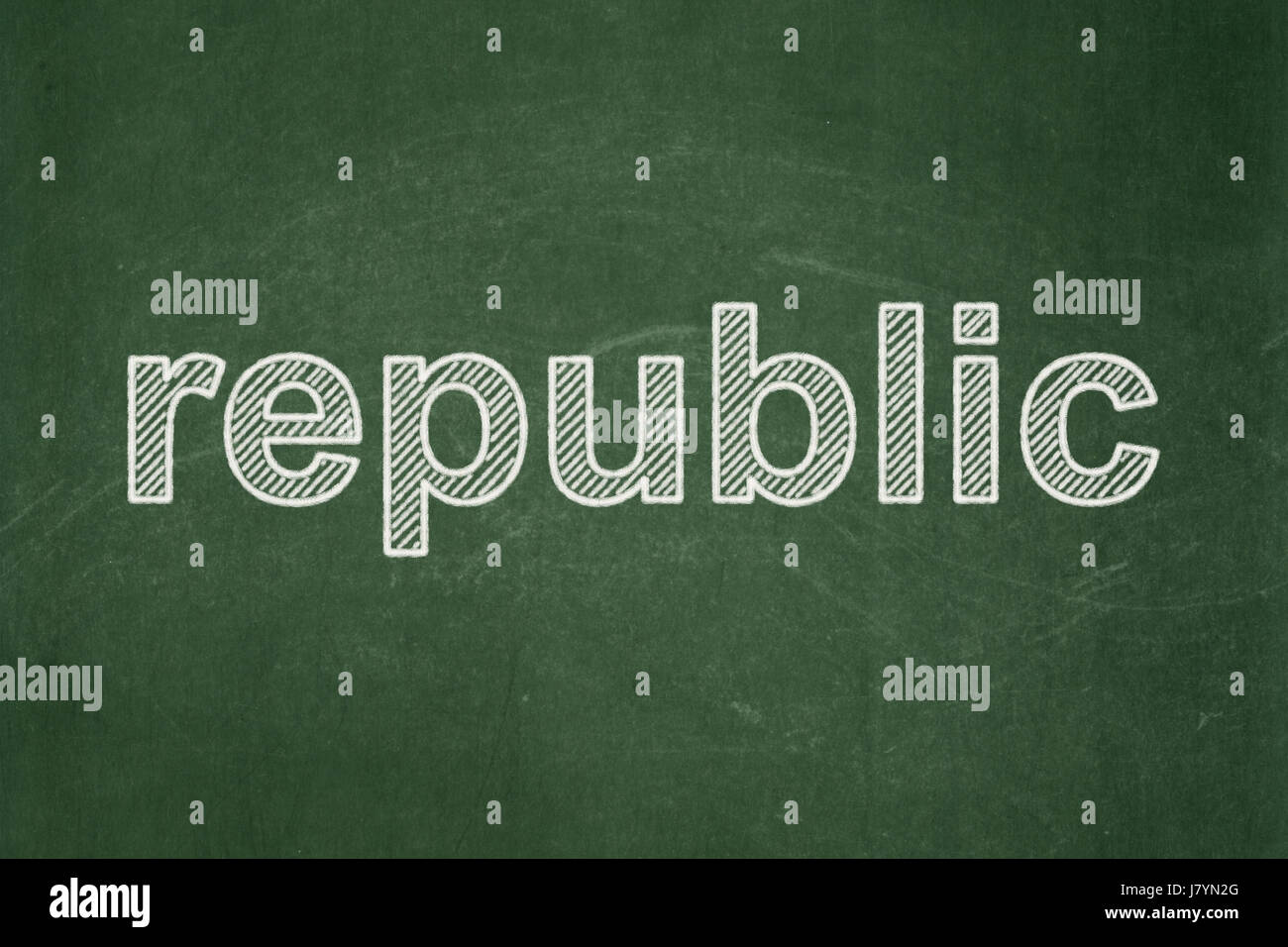 Political concept: Republic on chalkboard background Stock Photo - Alamy
