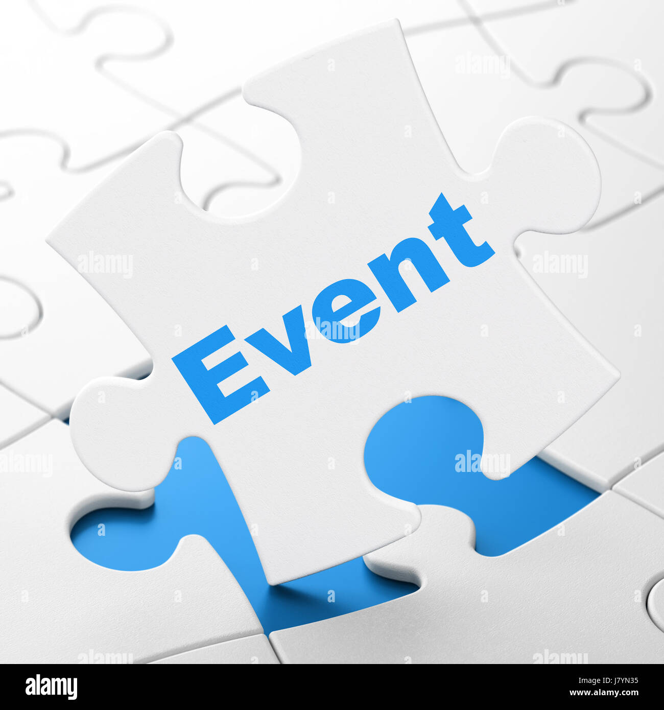 Entertainment, concept: Event on puzzle background Stock Photo - Alamy