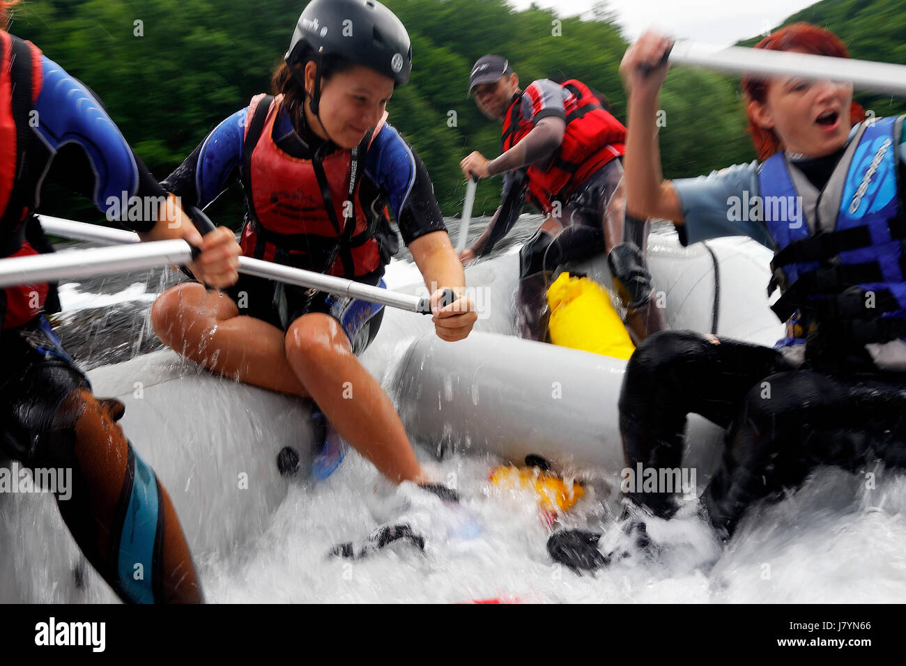 Bosnia bihac rafting hi-res stock photography and images - Alamy