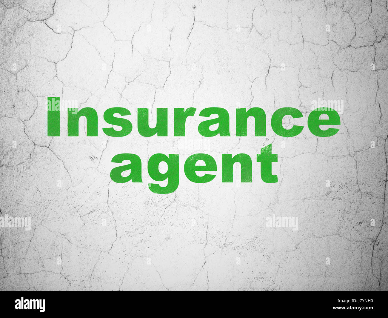 Insurance concept: Insurance Agent on wall background Stock Photo - Alamy
