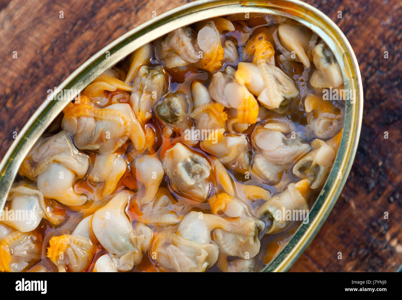 Cans of canned cockles. Healthy meal Stock Photo - Alamy