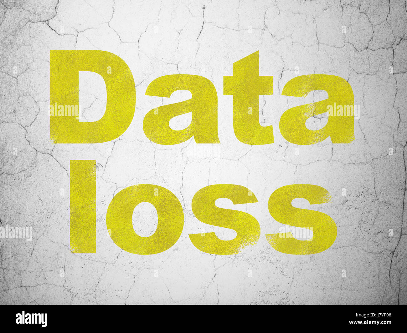 Data concept: Data Loss on wall background Stock Photo - Alamy