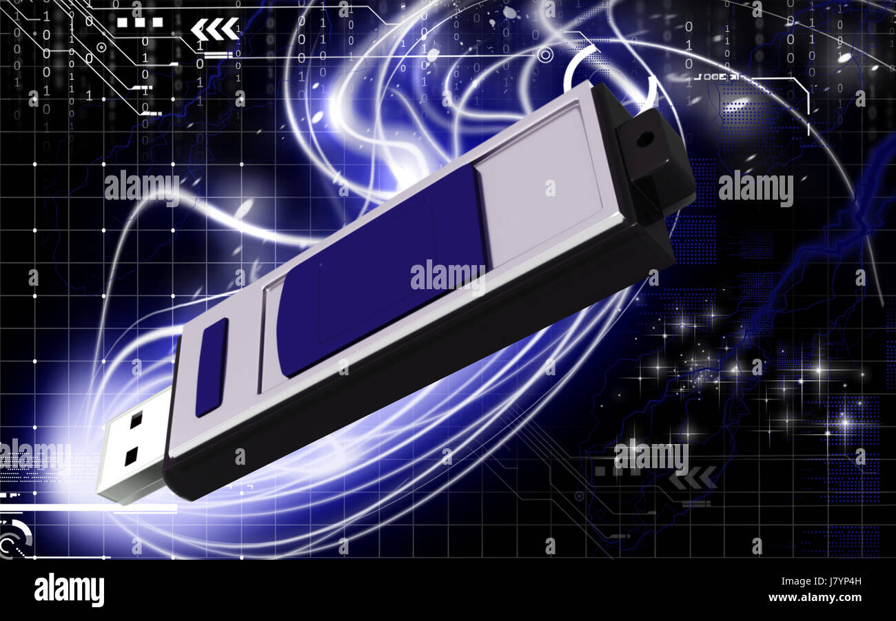 blue PC computers computer graphics colour illustration electric ...