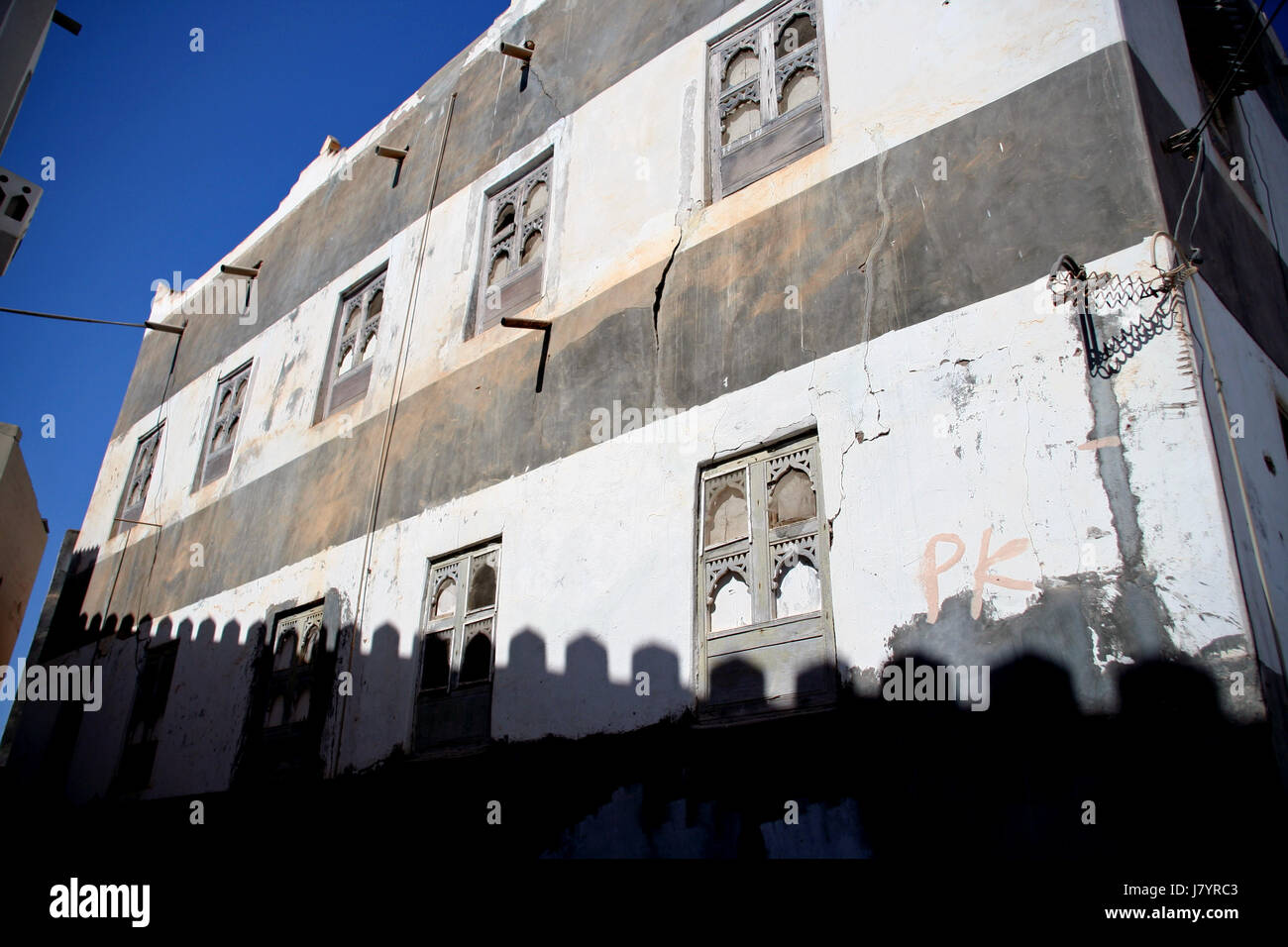 Traditional house, Taqah, Oman Stock Photo - Alamy